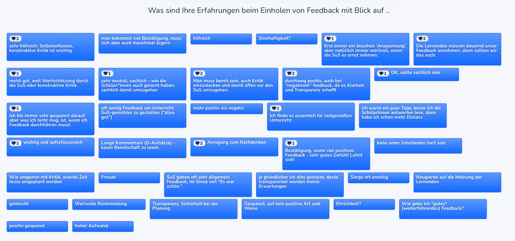 Feedback einholen – Diplomer Didactics
